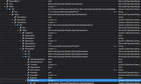 Operation Parameter Extensions Not Parsed · Issue 305 · Microsoft