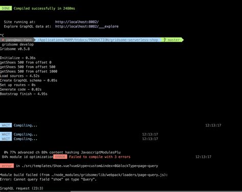 Compilation Works But With Errors Cannot Query Field Xyz On Type Query · Issue 414