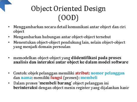 pengantar object oriented analysis and design ika novita