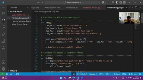 Python Project Youtube