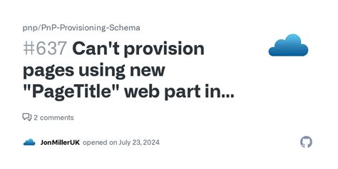 Cant Provision Pages Using New Pagetitle Web Part In A Onecolumnfullwidth Section · Issue