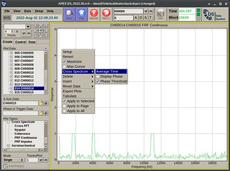 1416 Cross Spectrum Plots — Dsdrdv 0 Documentation