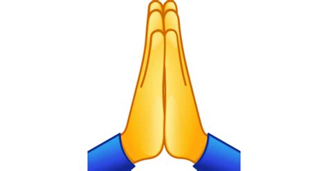Namaste Hands Emoticon