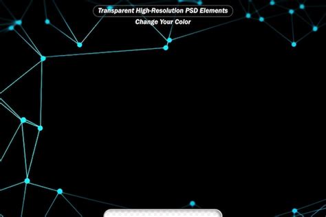 premium psd abstract technology network structure background
