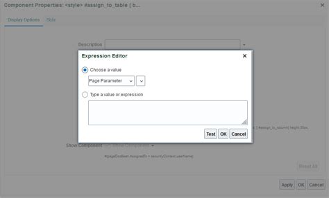 Retrivee Value From Current Page Inside Expression Builder Oracle Forums