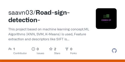 GitHub Saavn Road Sign Detection This Project Based On Machine Learning Concept ML