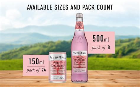Fever Tree Wild Raspberry Tonic Water Premium Quality Sparkling Drink