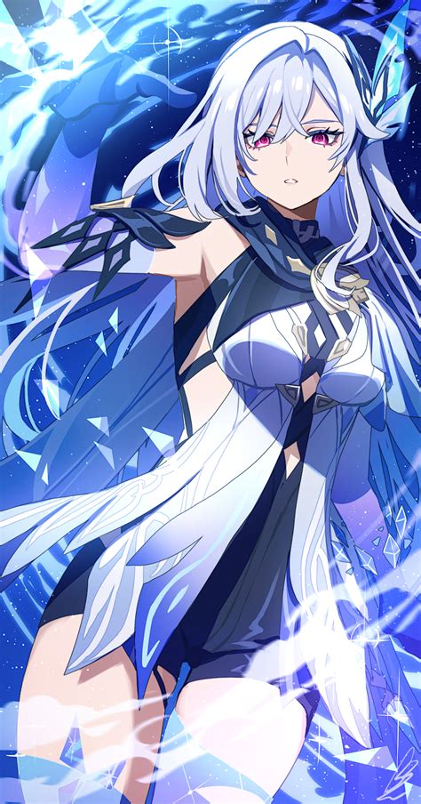 Skirk Genshin Impact Mobile Wallpaper By Shibuki Kamome 4463916