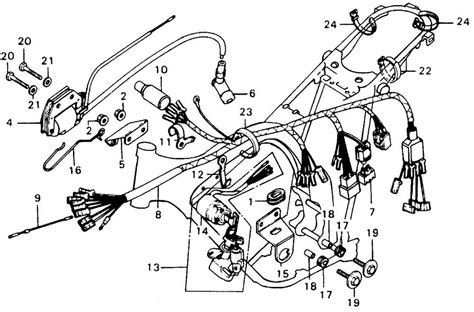 A Simplified Wiring Diagram For A Cb750 Chopper