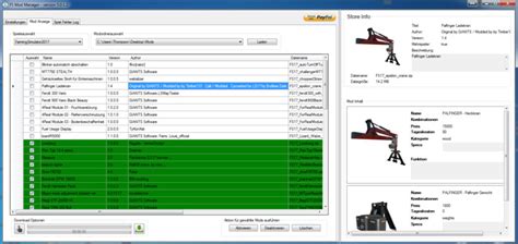 FS17 FS Mod Manager 5 v 5 0 1 101 Tools Mod für Farming Simulator 17
