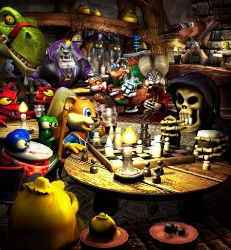 Conkers Bad Fur Day Wallpaper Conkers Game Conker Live And Reloaded