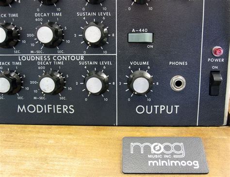 Analog Mixing Machine Control Panel Minimoog 5