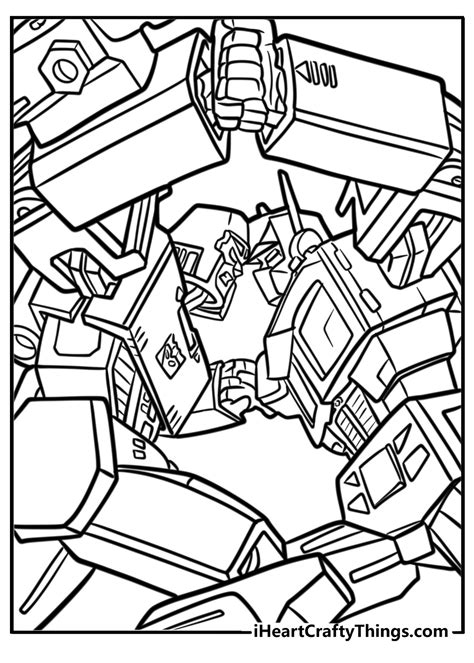 Megatron Transformers Coloring Pages 2025