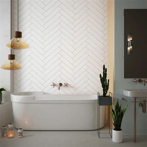 Chevron Wall Panels 1000x2400 Patterned Waterproof Bathroom Panels