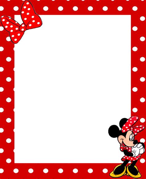 Minnie Mouse Border Clip Art Cliparts 3b6 Minnie Mouse Border Mickey E Minnie Mouse Minnie