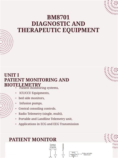 Unit 1 Dte Download Free Pdf Monitoring Medicine Telemetry