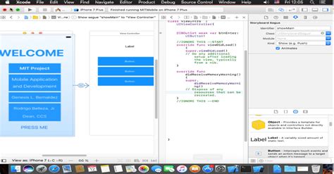Swift Clicking The Button Will Move To The Next Controller Stack