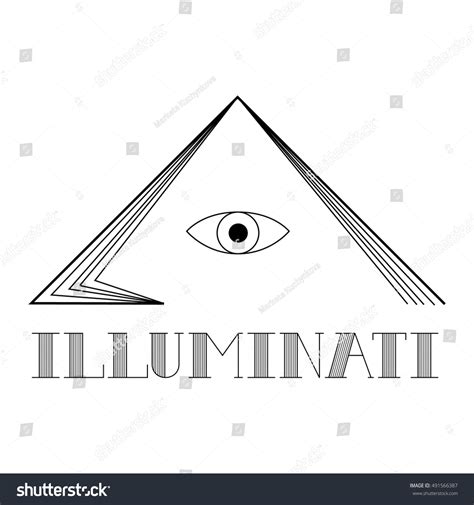 Illuminati Logo Stock Vector Royalty Free