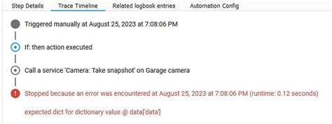 Ui Automation Error Expected Dict For Dictionary Value Data Data Configuration Home