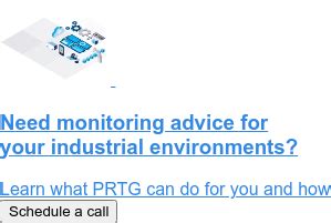 Monitoring Distributed Control Systems With PRTG