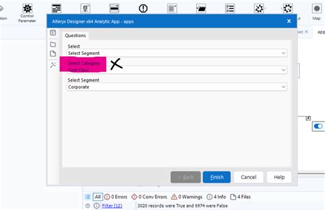 solved dynamic select de select tool container alteryx community