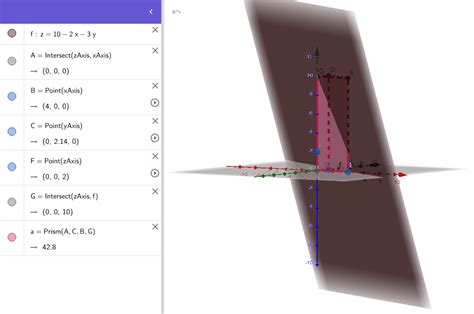 Plane And Surface Geogebra