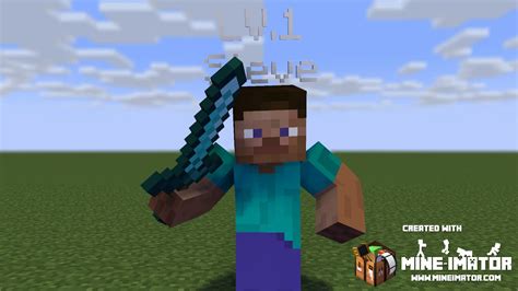 Mine Imator Test Animation Youtube