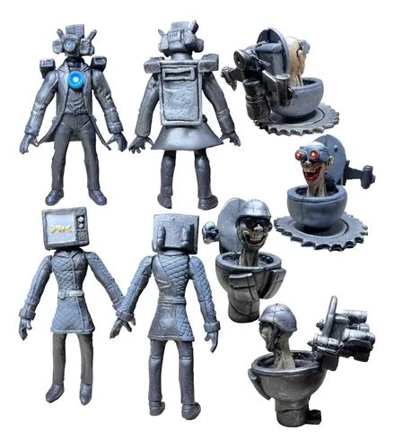 Skibidi Toilet 4 Figuras Toilet Sierra Mercadolibre