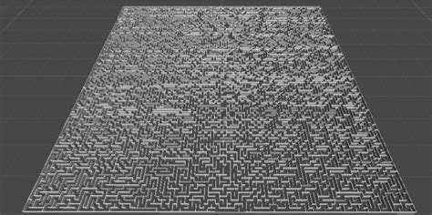 3d2d Maze Generator With Path Finding