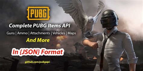 Github Pubgapi V Json For Offline Purpose Open Source Pubg Api For All Pubg Items Likes