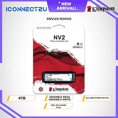 Kingston Tb Nv Pcie Nvme Gen X M Ssd Snv S G Shopee Malaysia