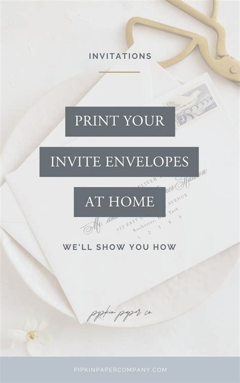 How To Print Envelopes The Easy Way Pipkin Paper Company
