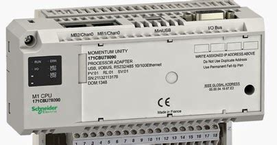 Schneider Electrics New Modicon Momentum PLC Automation Inside