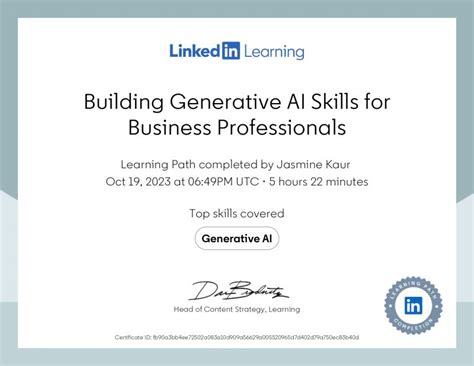 Jasmine Kaur On Linkedin Linkedinlearning Genai