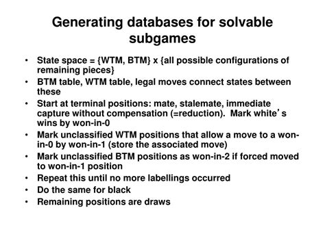 Ppt Algorithms For Solving Sequential Zero Sum Games Main Case In