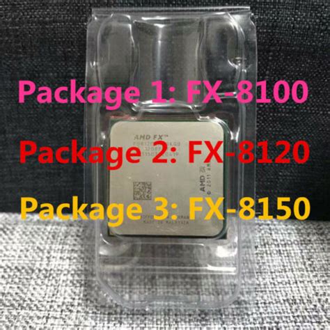 Amd Fx 8100 Fx 8120 Fx 8150 Cpu 8m Eight Core Socket Am3 Fx Processor Ebay