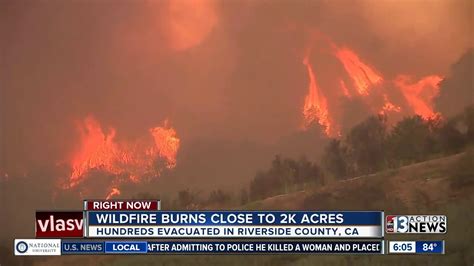 Wildfire In Riverside County California Youtube