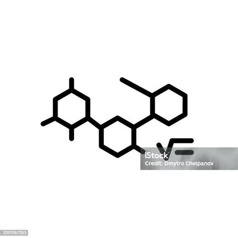 화학식 아이콘입니다 분자 구조 기호입니다 과학 및 실험실 벡터 일러스트 레이 션 생화학 및 유기 화학 픽토그램 연구 및 실험 개념 0명에 대한 스톡 벡터 아트 및 기타