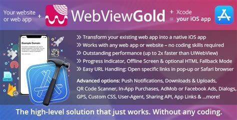 Webviewgold For Ios Webview Urlhtml To Ios App Codemarket