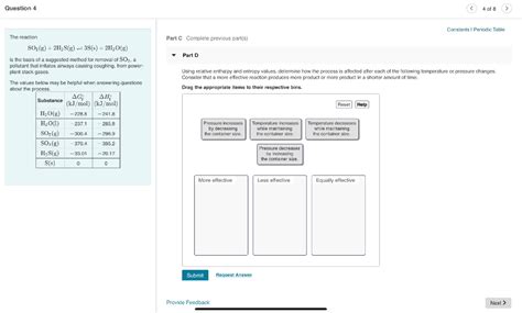 Solved Question 4 4 Of A Constants Periodic Table Part C Chegg Com