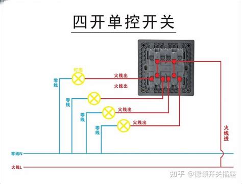 你想要的各种开关接线图都在这里单控双控三控四控 知乎