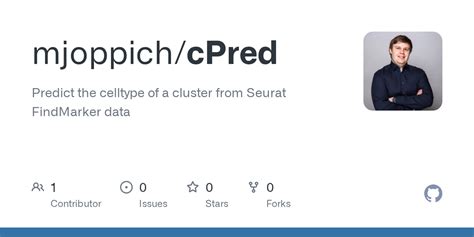 Github Mjoppichcpred Predict The Celltype Of A Cluster From Seurat