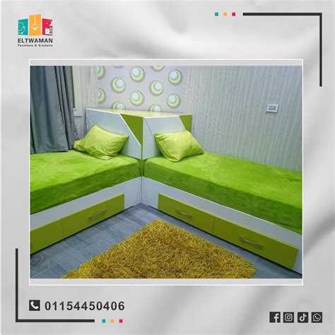 غرفة نوم شبابى Bedroom مصنع التوأمان للأثاث