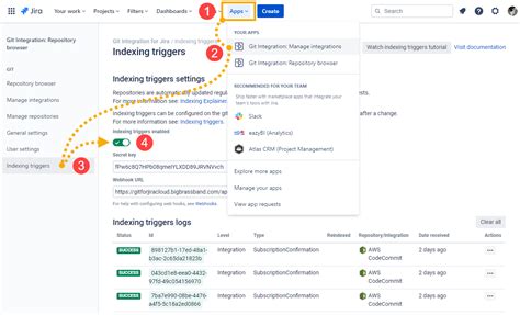 Indexing Triggers Git Integration For Jira Cloud