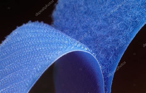 Hook And Loop Fastener Aka Velcro In Closeup Isolated On Black Stock Photo By MariaiC 83064278