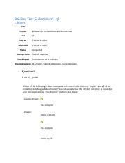 Uli101 Quiz1 Docx Review Test Submission Q1 Content User Course Test