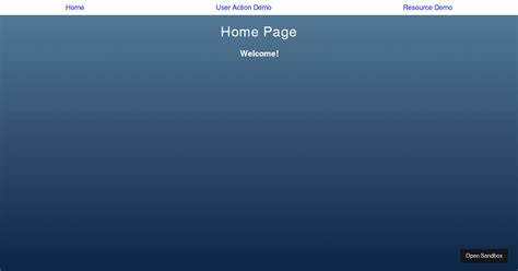 Custom User Actions Prod Codesandbox
