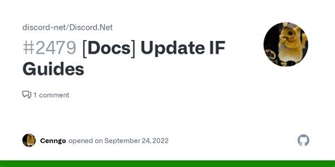 [docs] update if guides · issue 2479 · discord net discord · github