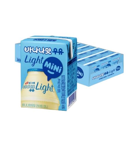 빙그레 바나나맛우유 라이트 미니 120ml X 24팩 티몬
