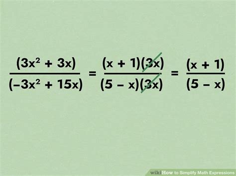 How To Simplify Math Expressions 13 Steps With Pictures